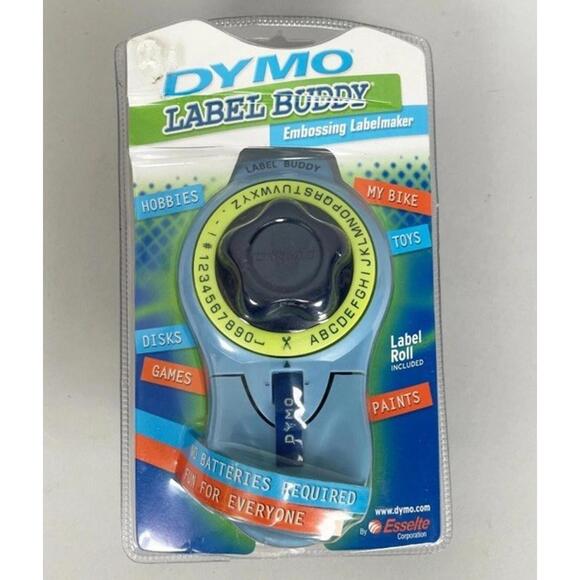 Dymo | Other | Vintage Factory Sealed Dymo Label Buddy Embossing Label ...